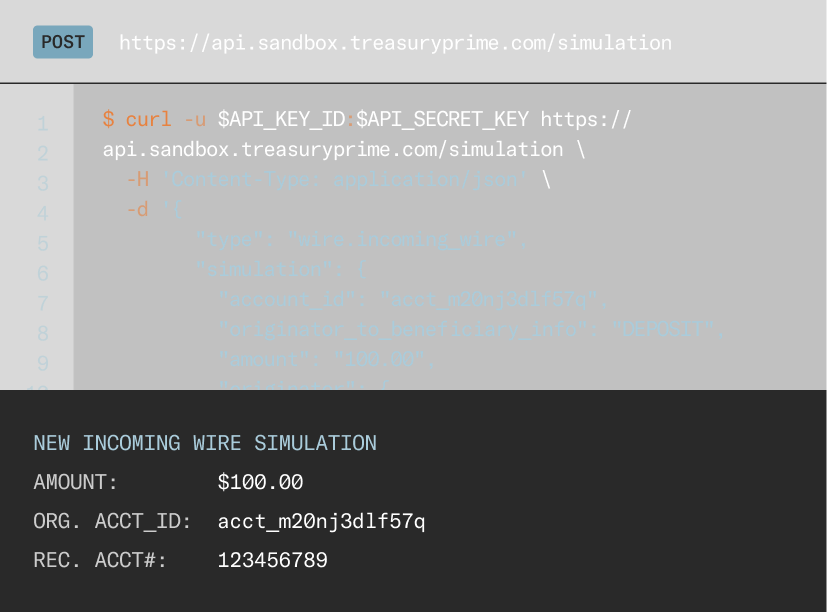 Treasury Prime | The Bank Direct Embedded Banking Platform